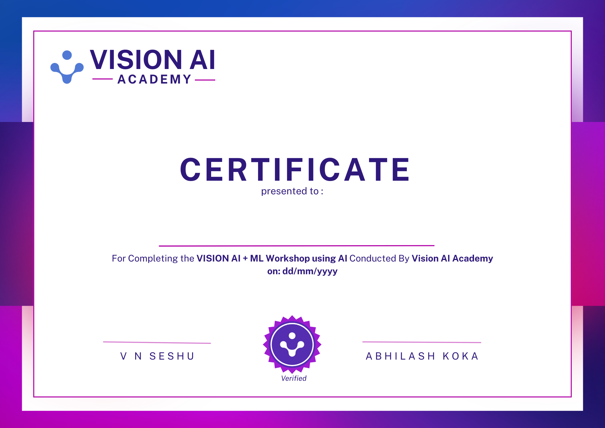 Vision AI Academy